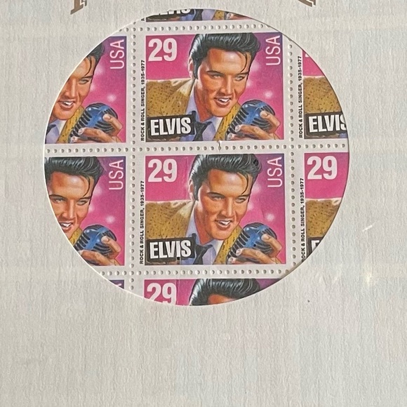 Party Supplies | Elvis Presley Commemorative Edition Stamps Legends Of ...